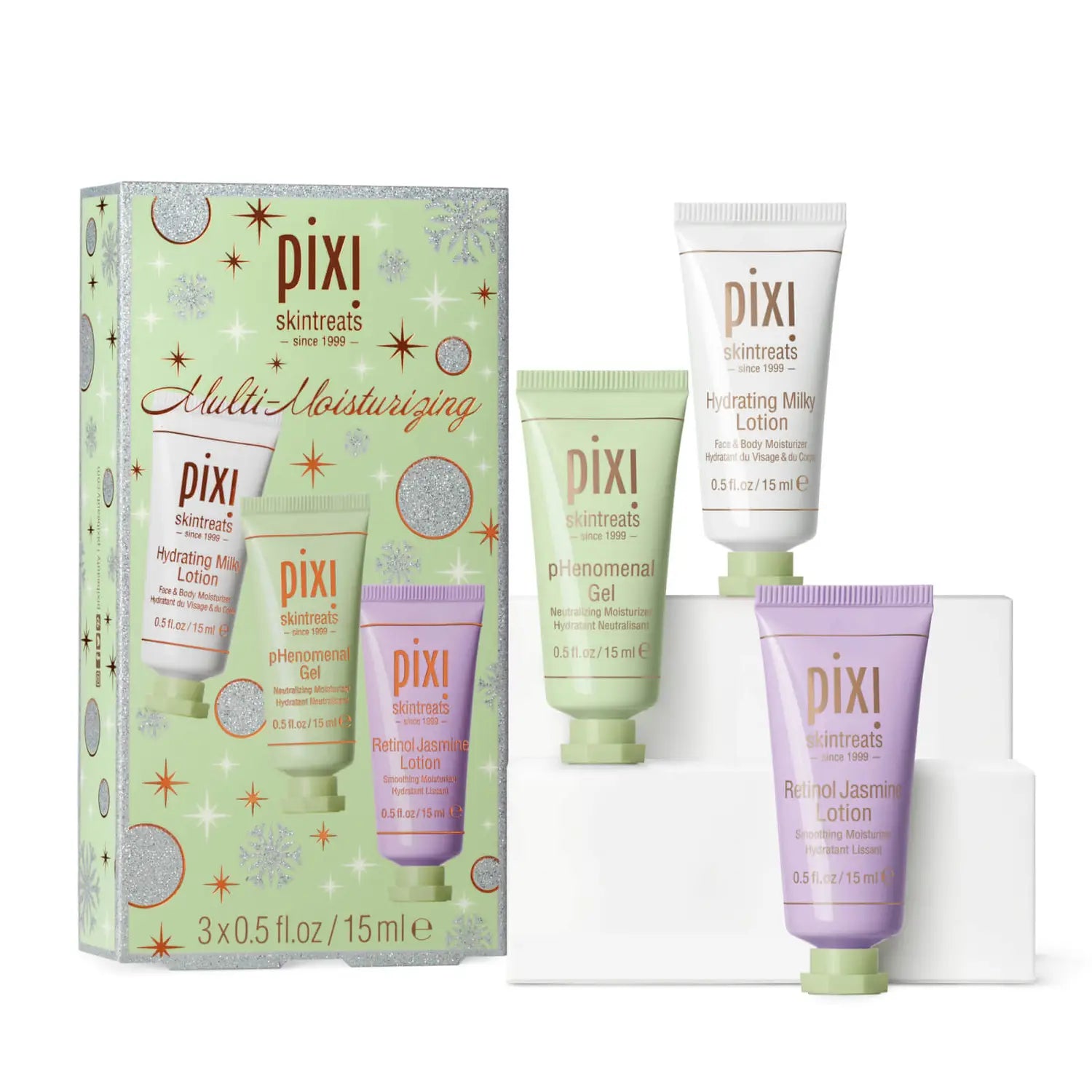 Pixi Multi-Moisturizing Gift Set Trio of Moisturisers – Skin Store Pakistan