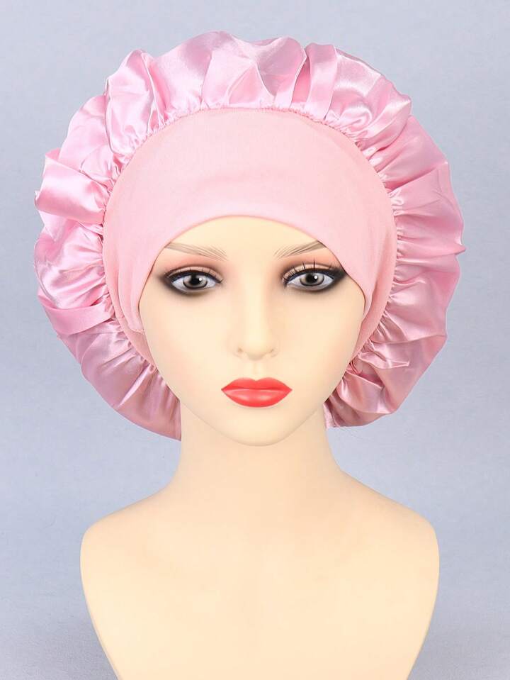 Shein - Solid Hair Silk Cap Bonnet – Skin Store Pakistan