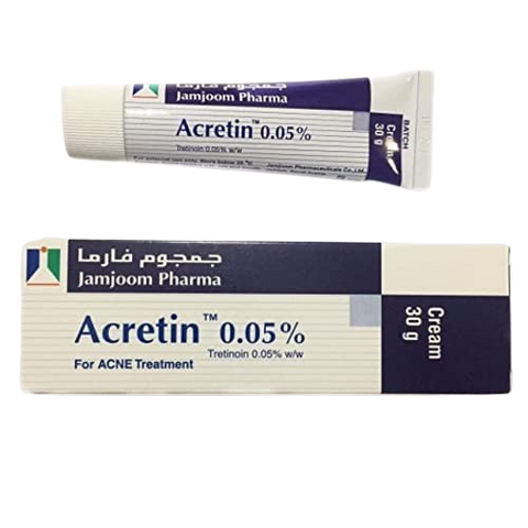 Jamjoom Pharma - Acretin .05% Cream for Acne Treatment, 30g (damaged b – Skin Store Pakistan