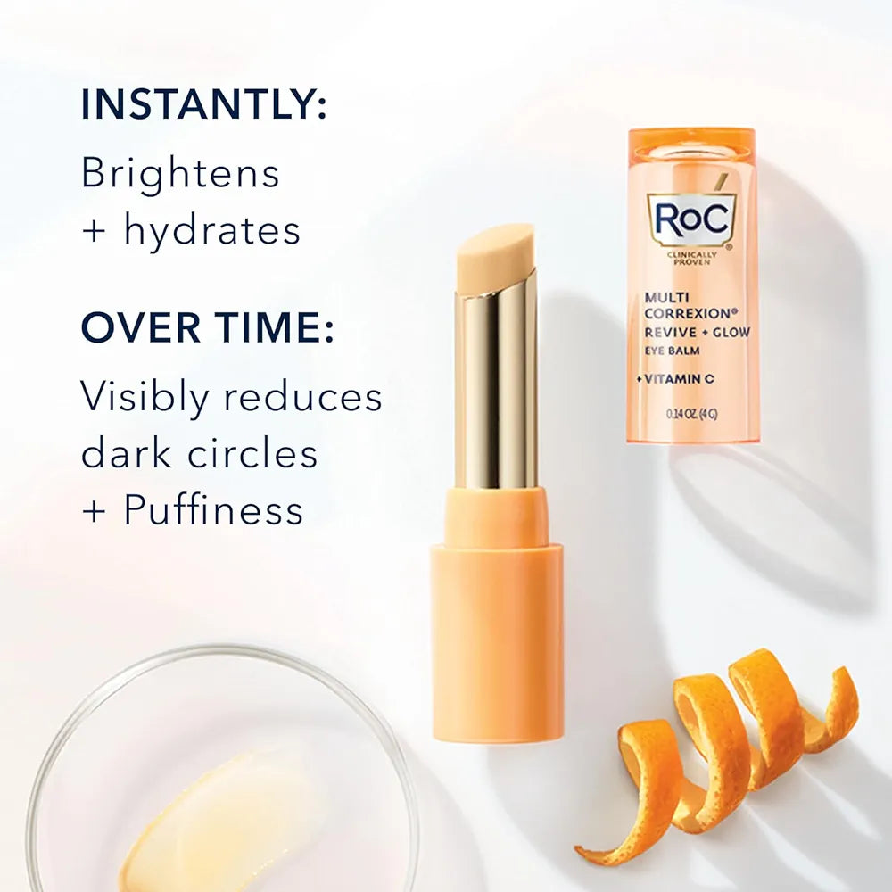 RoC Multi Correxion Revive + Glow Vitamin C Eye Balm (0.14 oz) – Skin ...