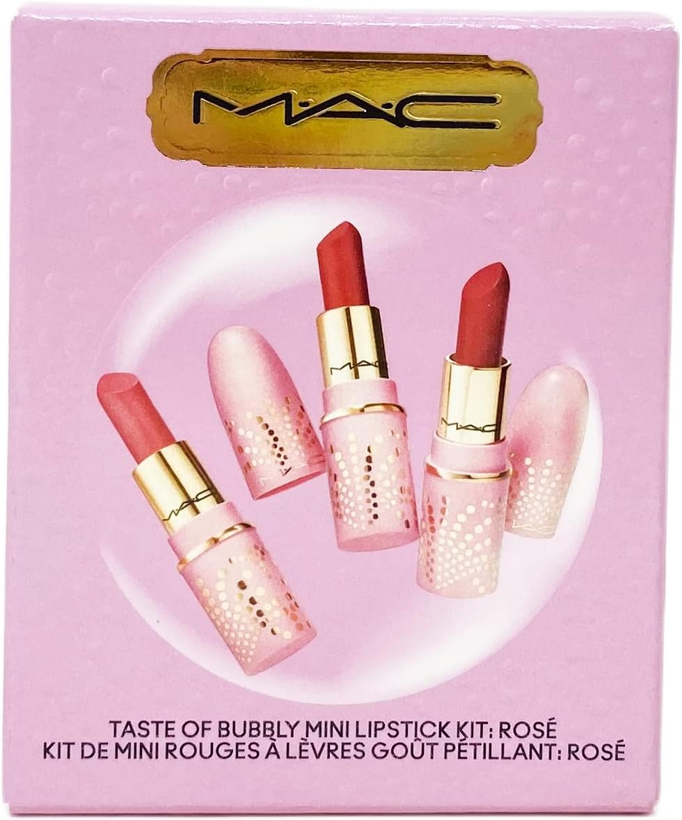 MAC Limited Edition Bubbles & Bows Taste of Bubbly Mini Lipstick Kit ...
