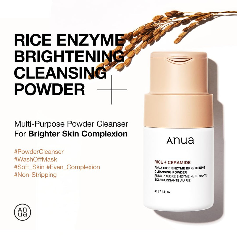 Anua Rice Enzyme Brightening Cleansing Powder – Skin Store Pakistan