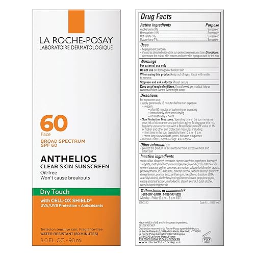 La Roche-Posay Anthelios Clear Skin sunscreen( Dry Touch) Sunscreen SP ...