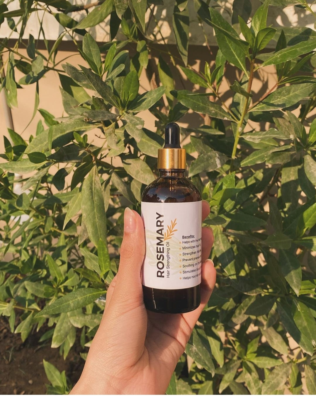 Women HealthCo. Rosemary Hair Strengthing Oil 90ml (Amber colour bottl ...