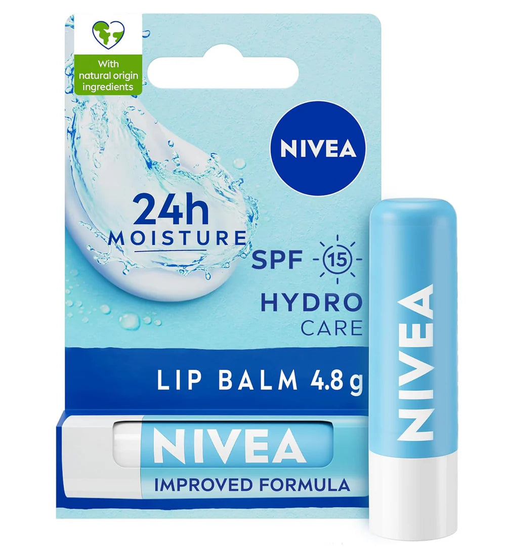 Nivea Hydro Care Lip Balm SPF 15 – Skin Store Pakistan