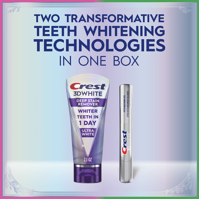 Crest wicked Transformative Teeth Whitening Kit, 3DWhite Easy-To-Use W ...