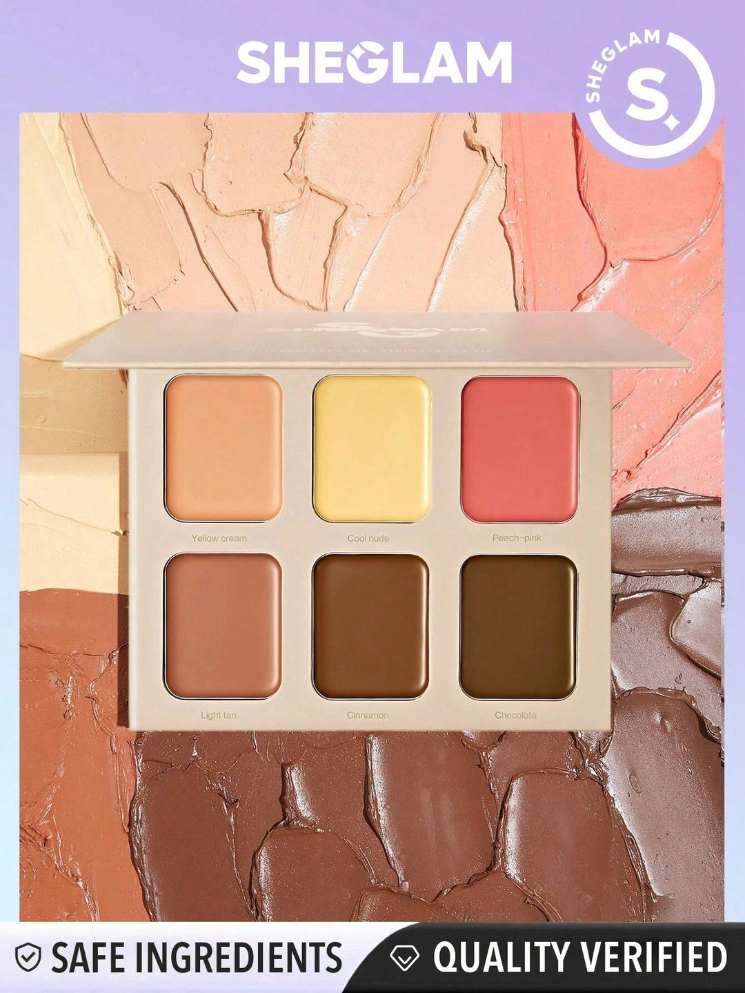 SHEGLAM STEREO FACE SIX COLOR POWDER PALETTE – Skin Store Pakistan