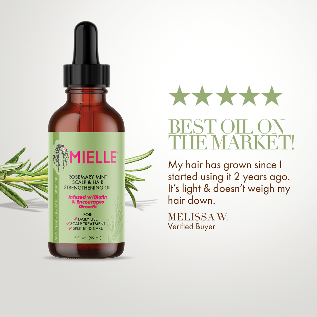 Mielle Rosemary Mint Scalp & Hair Strengthening Oil – Skin Store Pakistan